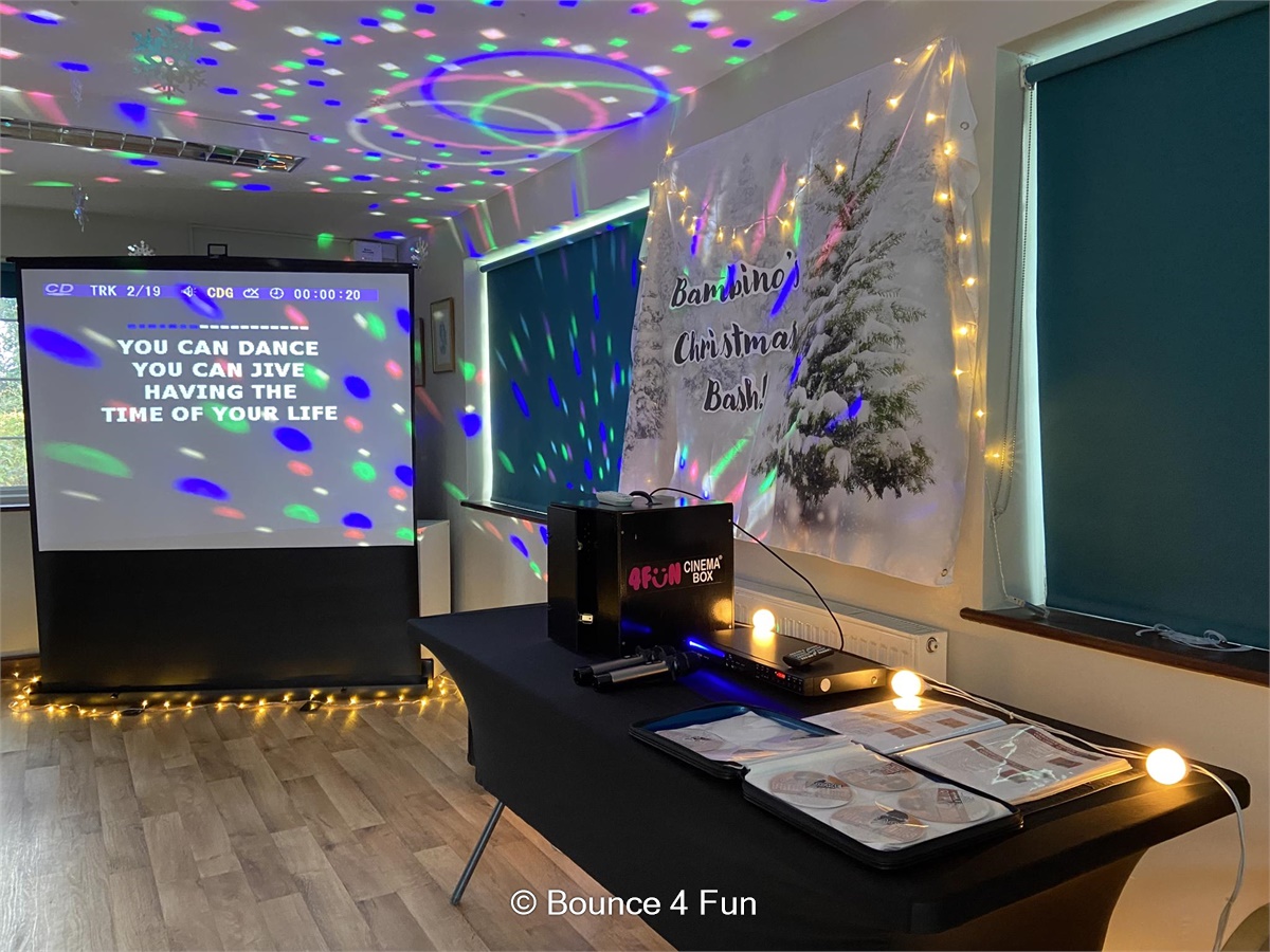 Karaoke Party Package with Karaoke Machine, Projector, Speaker and ...