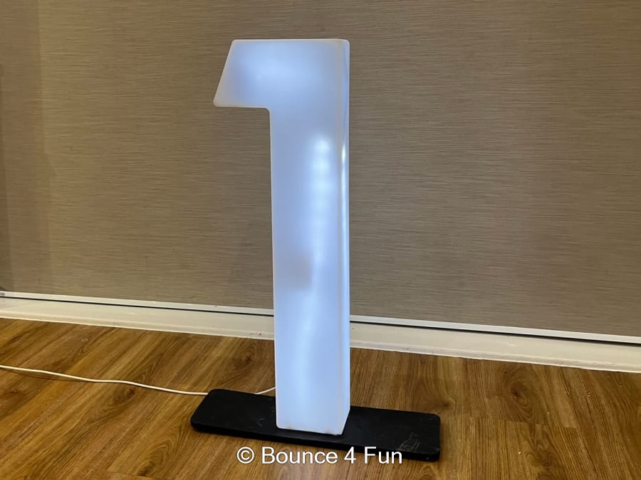 Light Up Number 1 for hire