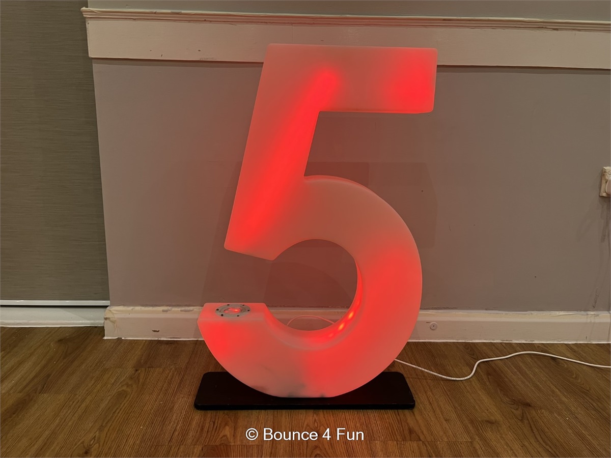 Light Up Number Five 5