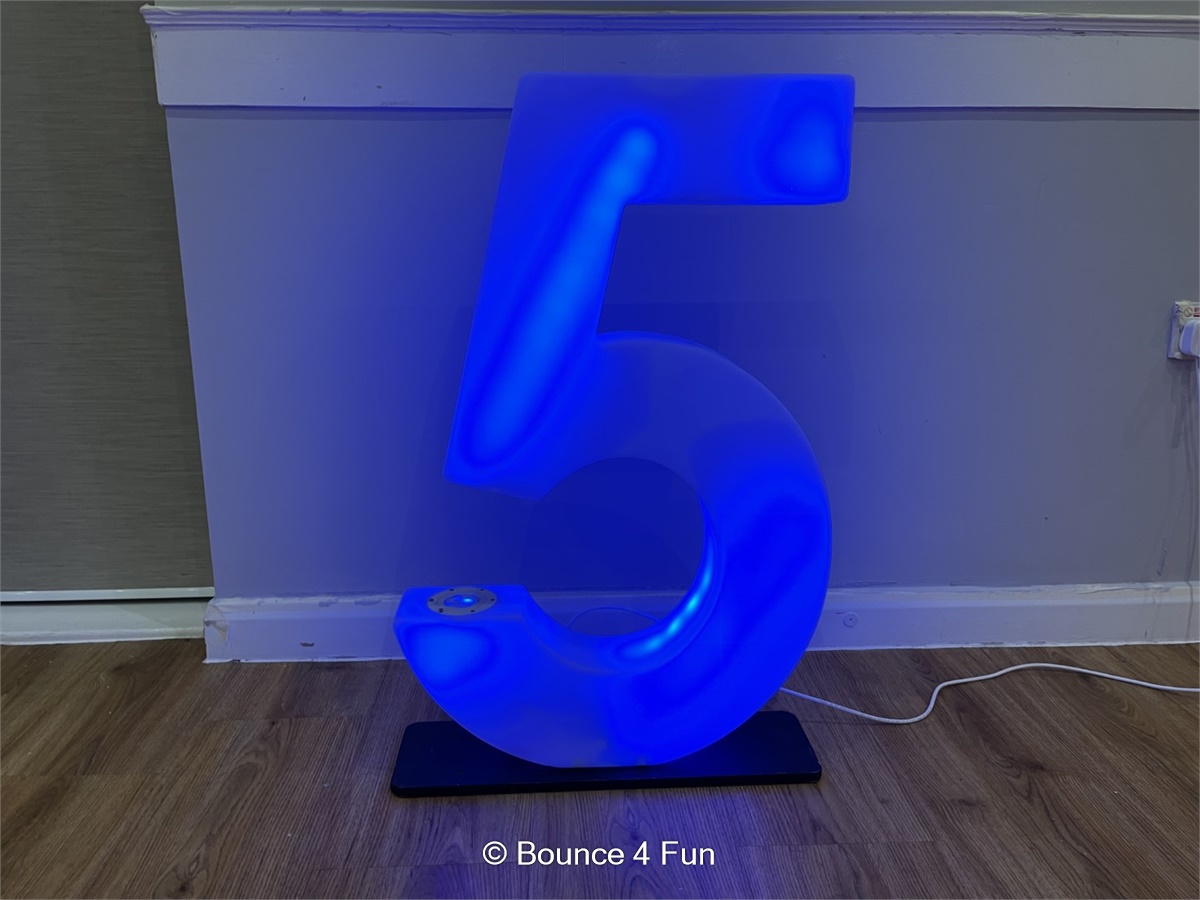 Light Up Number Five 5