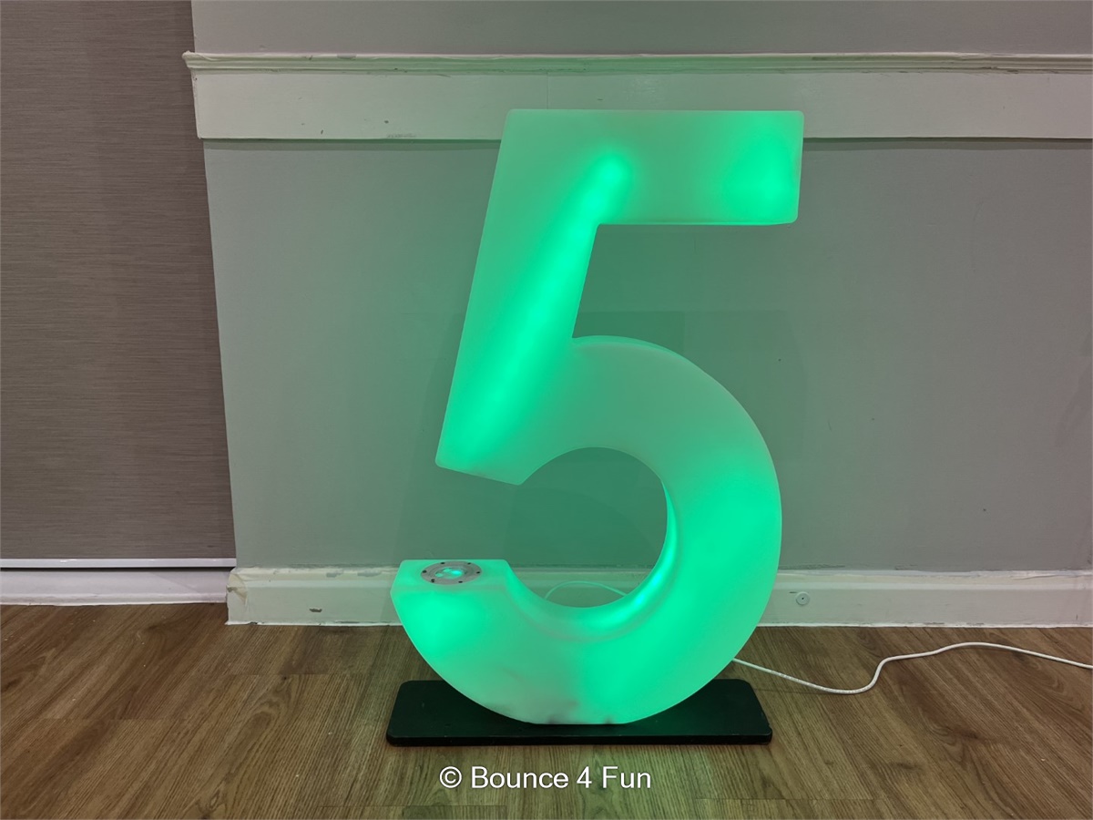 Light Up Number Five 5