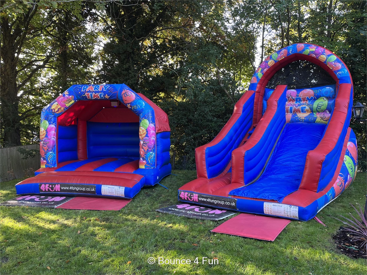 Party Time Bouncy Castle and Inflatable Slide Package - Bouncy Castle Hire in Buckinghamshire ...